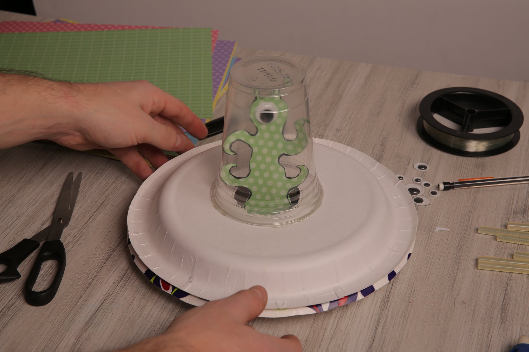 How To Make A Paper Plate UFO