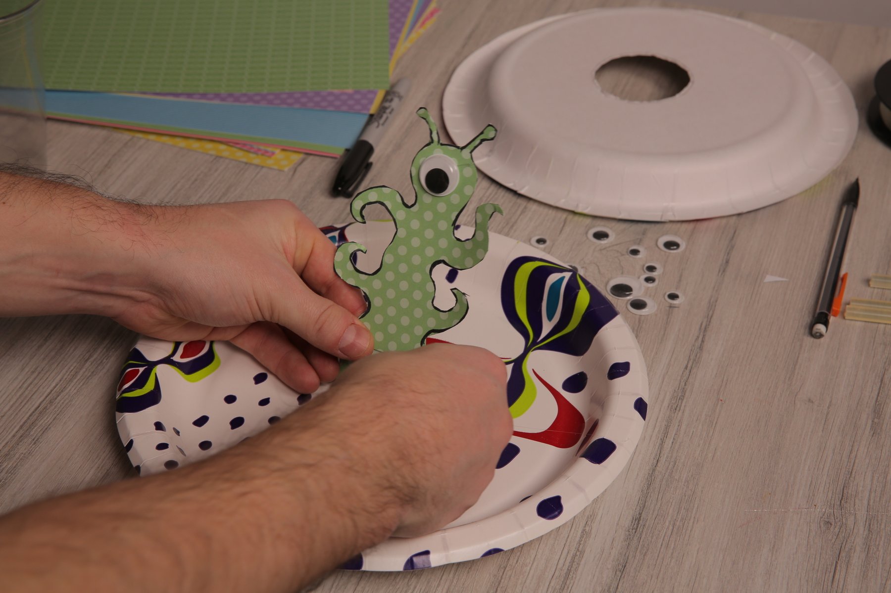 How To Make A Paper Plate UFO