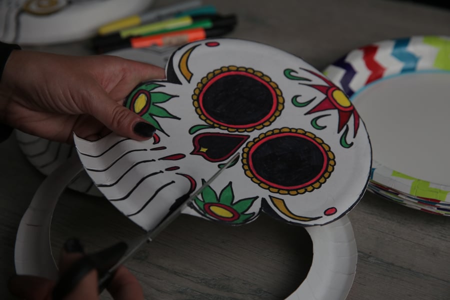 Solo Plate Calaveras Masks