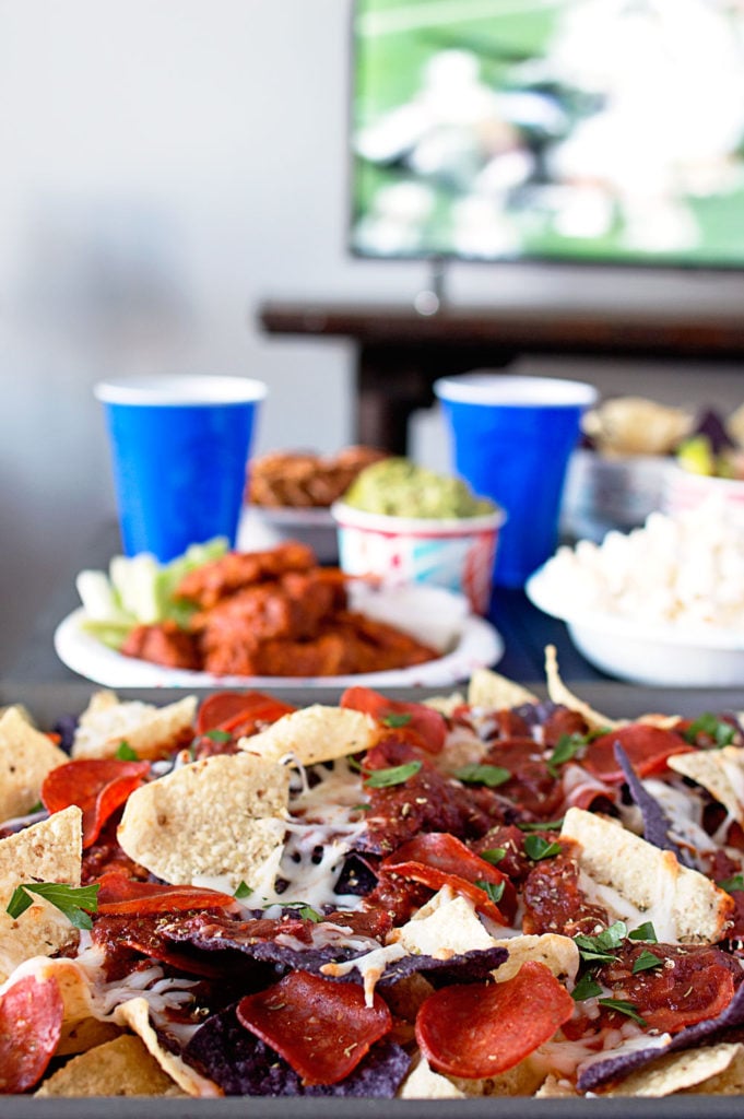 Game Day Pizza Nachos