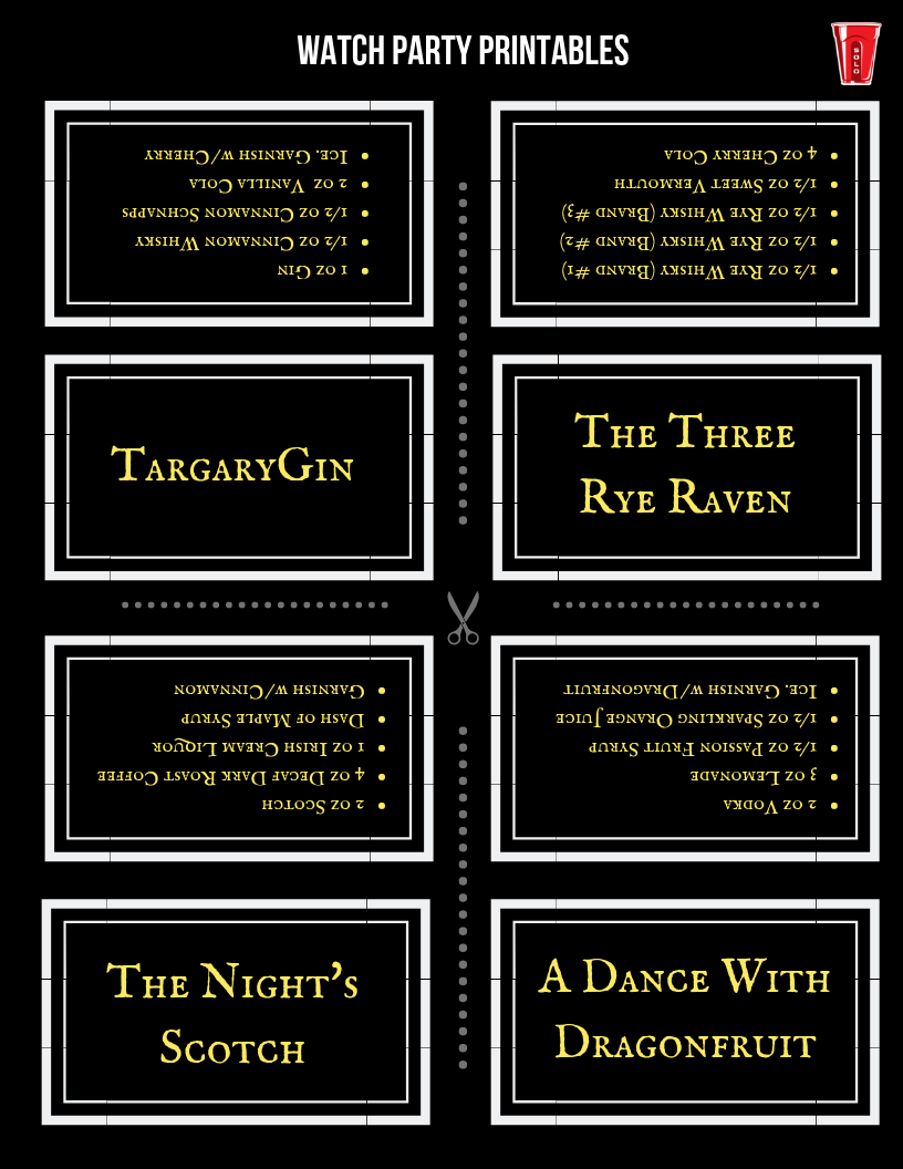 Taste of Thrones Watch Party