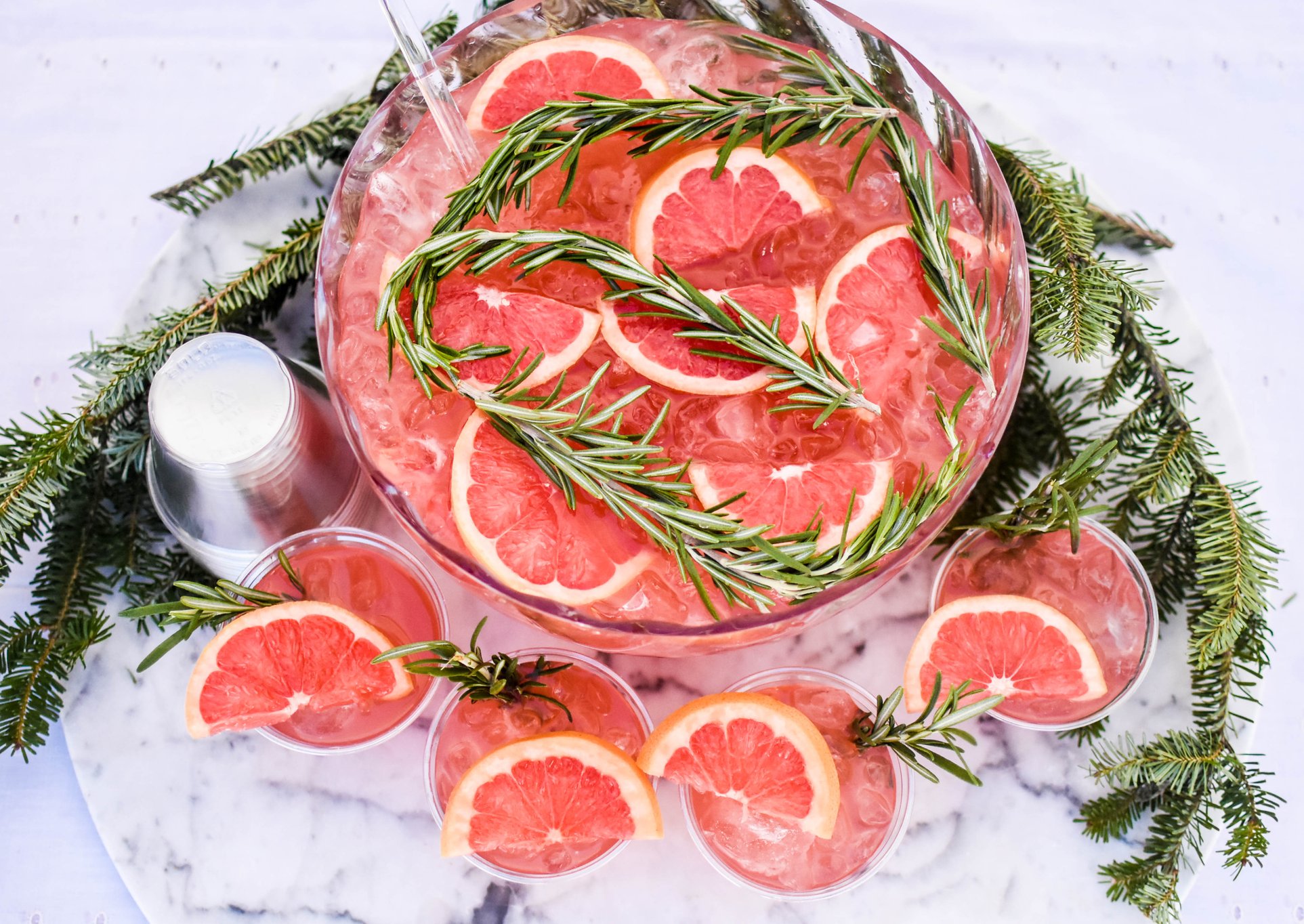 Grapefruit Prosecco Punch