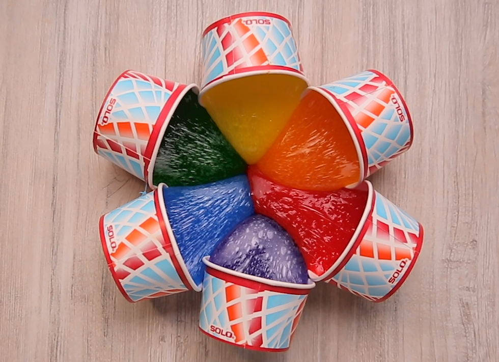 DIY Rainbow Slime