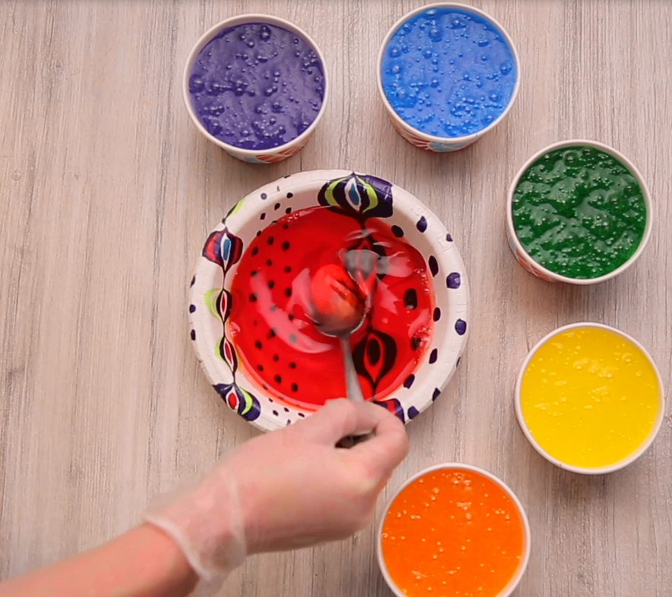 DIY Rainbow Slime